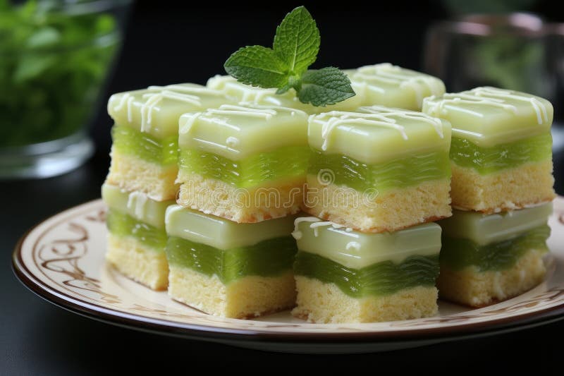 Delectable Bite Sized Sweets in Vibrant Square Patterns, Eid and ...