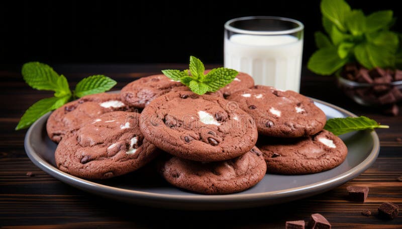 Delectable Chocolate Chip Cookies Brimming with Chocolate Chips ...