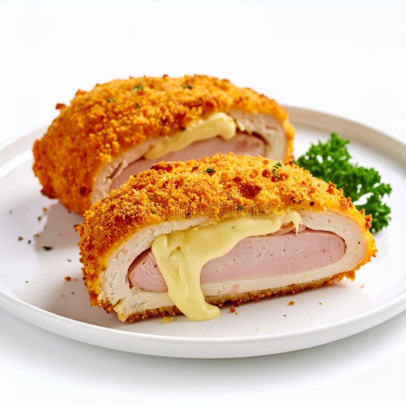 Deliciously Prepared Cordon Bleu Delicacy, Showcasing Gourmet ...