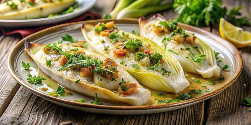 A Delectable Endive Gratin with Fish and Herbs a VintageInspired ...