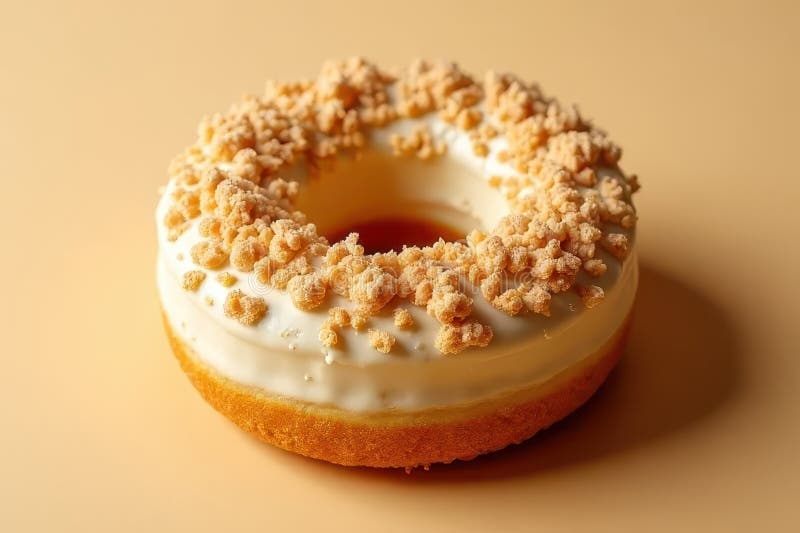 Delectable Graham Cracker Donut Dessert Stock Illustration ...