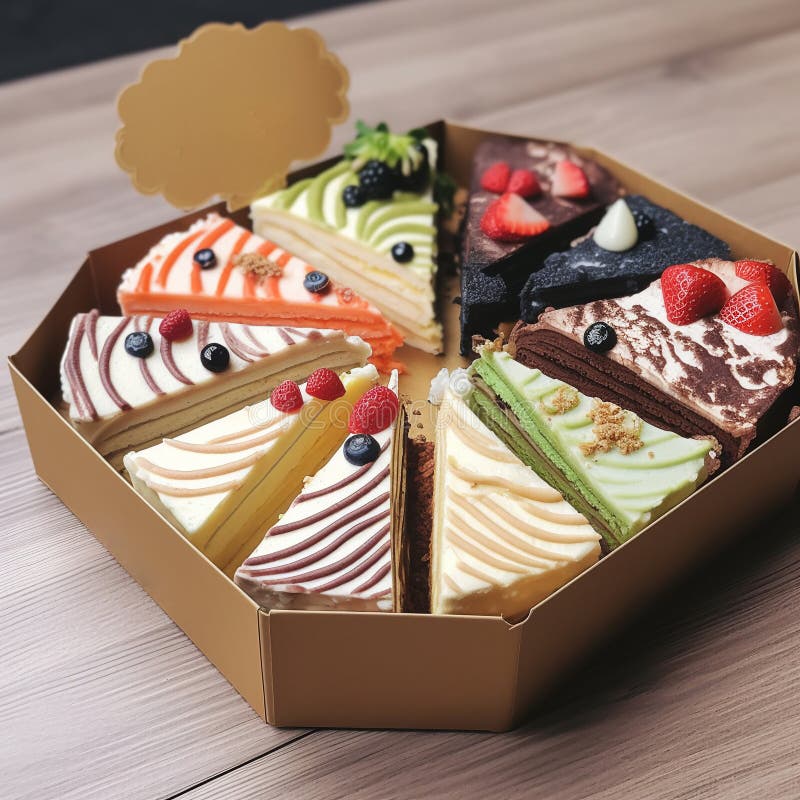 A Delectable Mille Crêpe Cake Featuring Multiple Thin Layers of ...