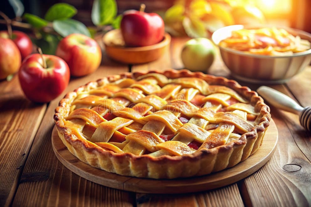 Delectable Miniature Honey Apple Pie a TiltShift Masterpiece in a ...