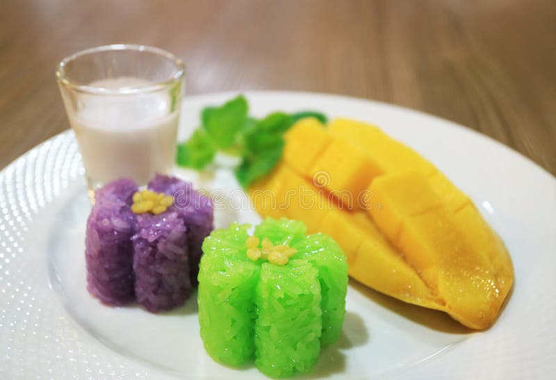 Pea Flower Colored Sticky Rice Stock Photos - Free & Royalty-Free Stock ...