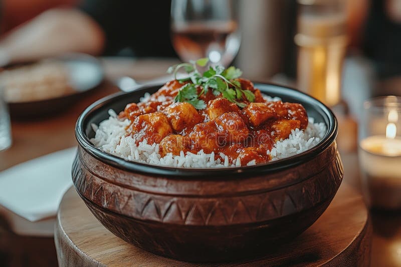 A Delectable Spread of Indian Food, Featuring Rice, Curry, and ...