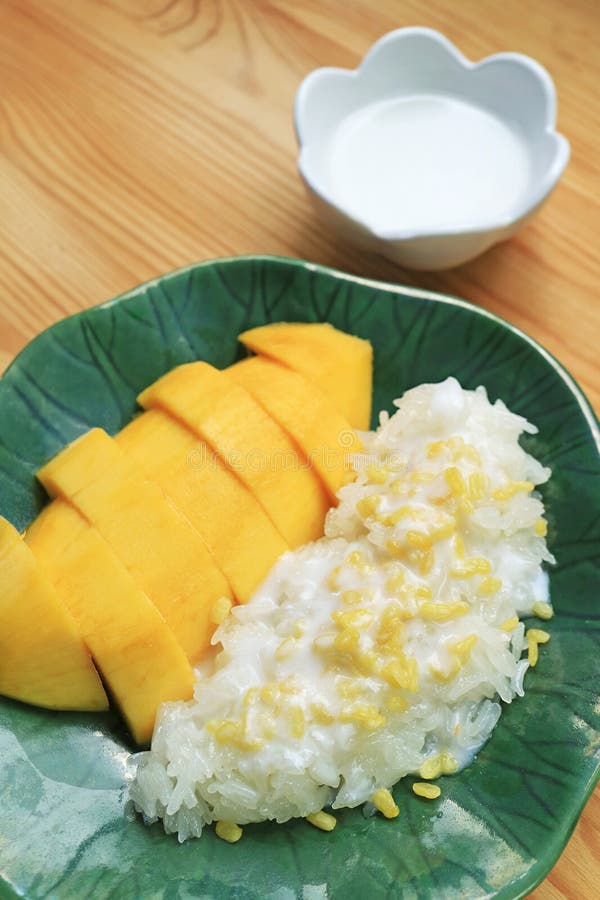 Sticky Rice with Fresh Ripe Mango, One of the Well Known Thai Desserts ...