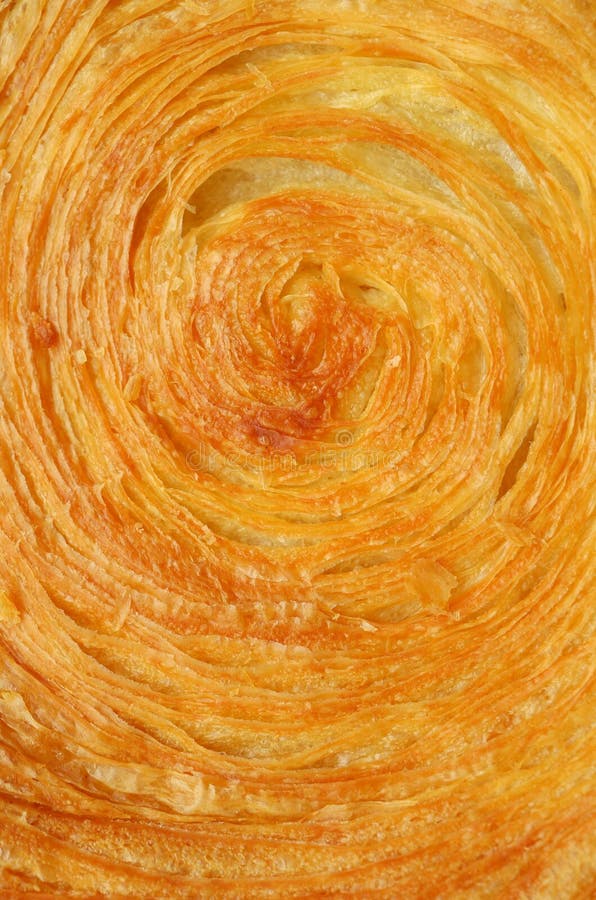 Texture of Crunchy and Buttery Supreme Croissants or Timber Ring Stock ...