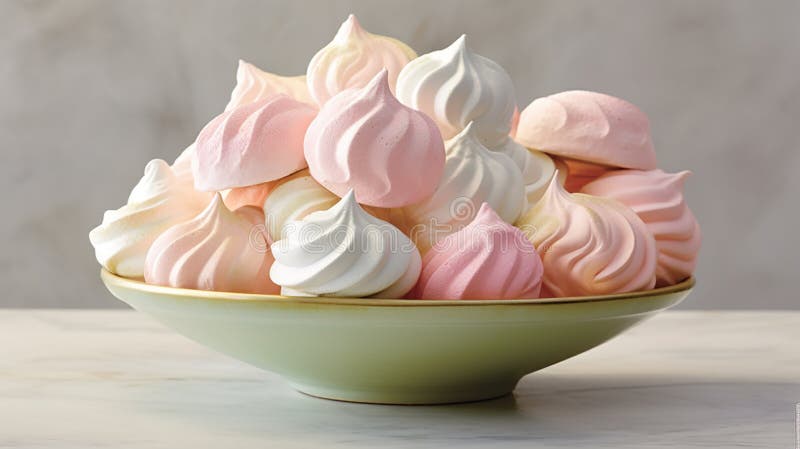The Beauty of Meringues, with Their Elegant Peaks and Delicate Texture ...