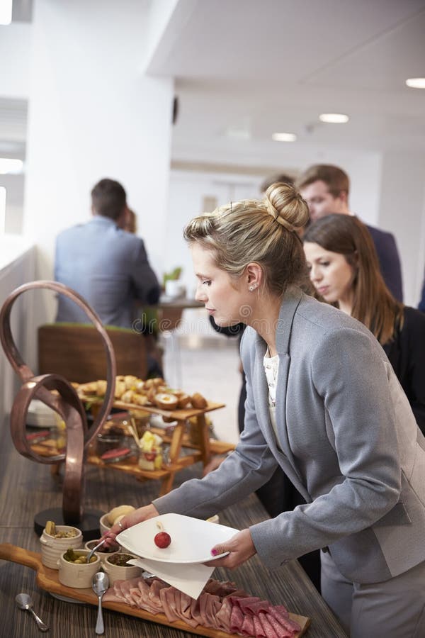 Delegates Networking at Conference Drinks Reception Stock Image - Image ...