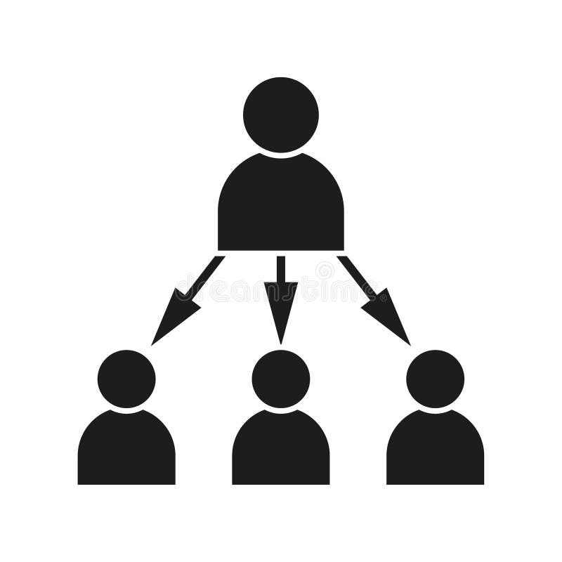 Delegation Icon. Teamwork Sign. Vector Illustration. EPS 10 Stock ...