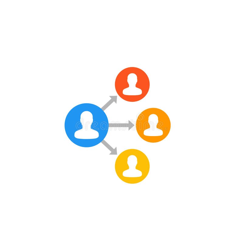 Delegation icon stock illustration. Illustration of development - 35692751