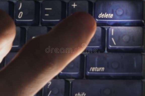 133 Finger Press Delete Button Stock Photos - Free & Royalty-Free Stock ...