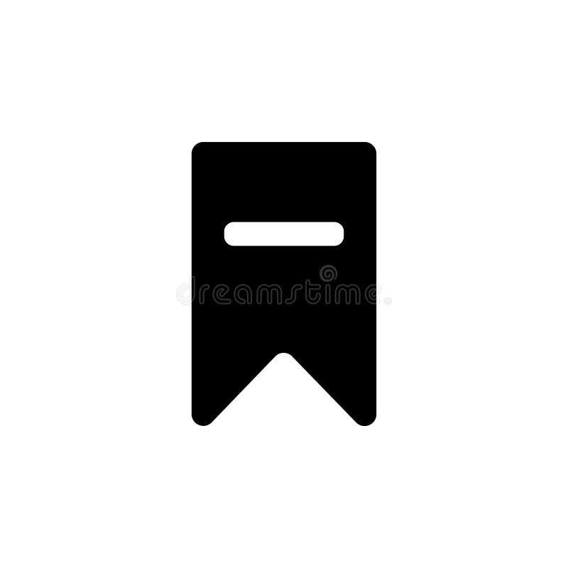 Delete Bookmark Icon. Element of Simple Icon for Websites, Web Design ...