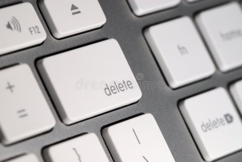 Delete Button on the Keyboard Stock Photo - Image of close, shot: 5662790