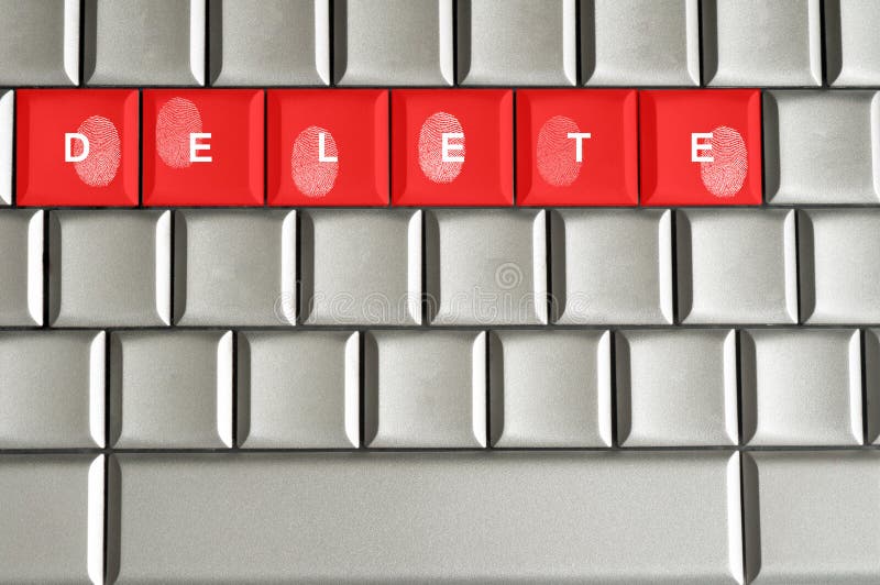 Delete Button On A Keyboard Stock Image - Image of shop, keypad: 31804063