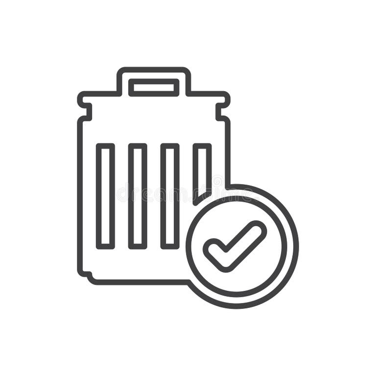 Delete Confirm Icon Stock Illustrations – 1,787 Delete Confirm Icon ...