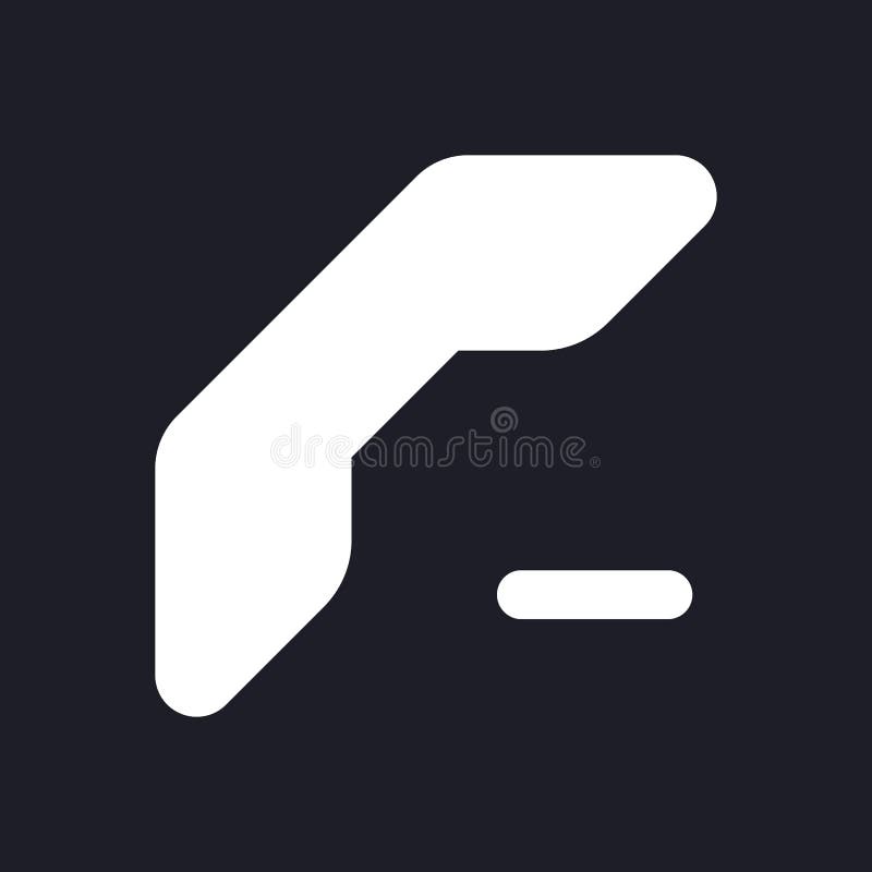 Delete Contact Dark Mode Glyph Ui Icon Stock Illustration ...