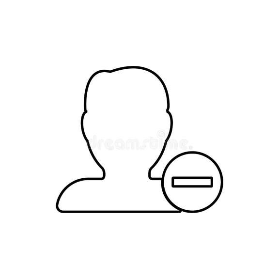 Delete Contact Icon. Element of Web for Mobile Concept and Web Apps ...