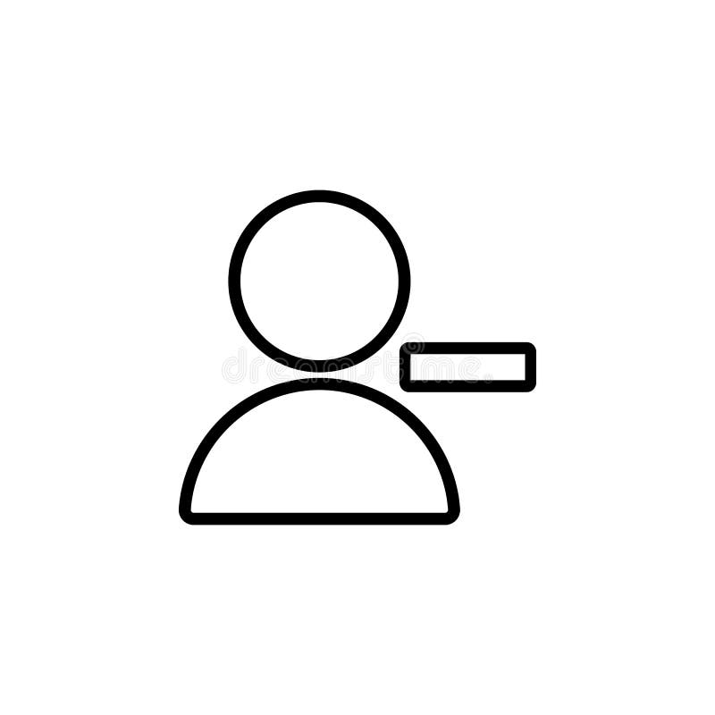 Delete Contact Sign Icon. Element of Simple Icon for Websites, Web ...