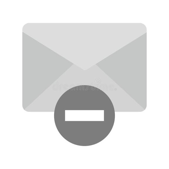 Delete Envelop stock illustration. Illustration of delete - 82810066