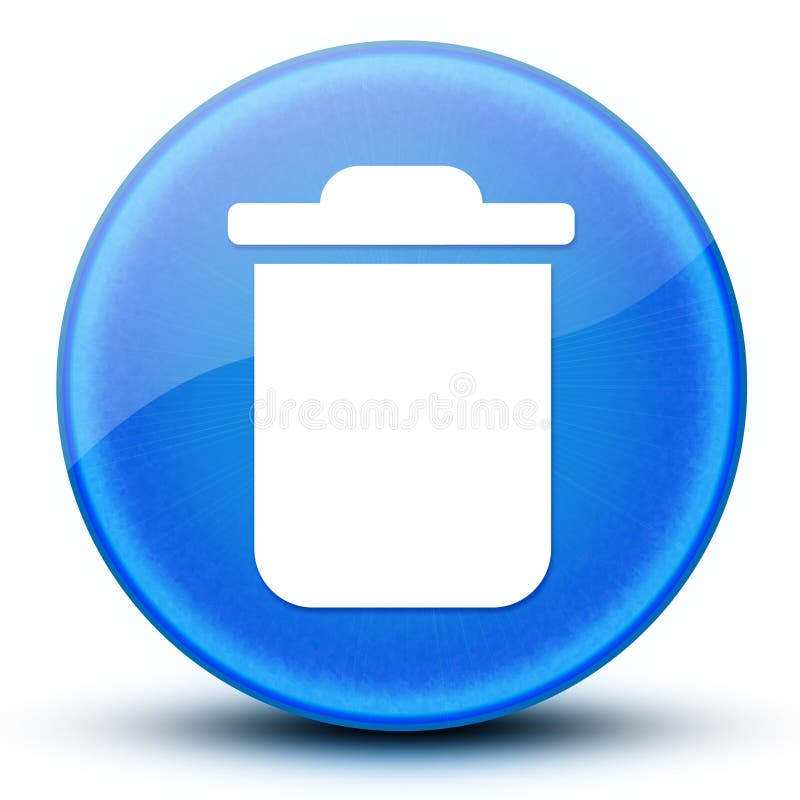 Recycle Bin Eyeball Glossy Elegant Pink Round Button Abstract Stock ...