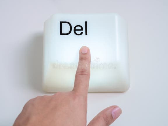 Delete stock image. Image of communication, business - 118931973