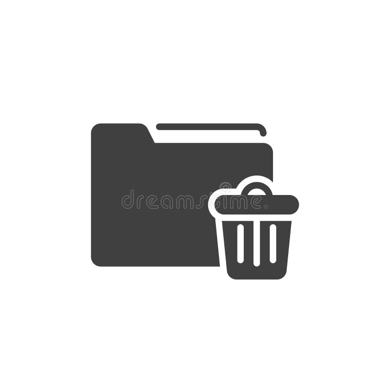 Delete Folder. Folder Icon. EPS 10 Vector File. Flat Design Stock ... Delete Folder. Folder Icon. EPS 10 Vector File. Flat Design Stock ...