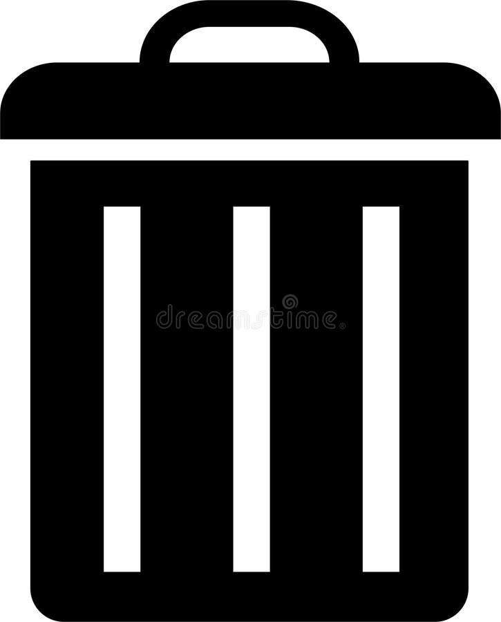 Delete Icon-garbage, Trash Can, Rubbish Basket, Recycle Bin, Waste ...