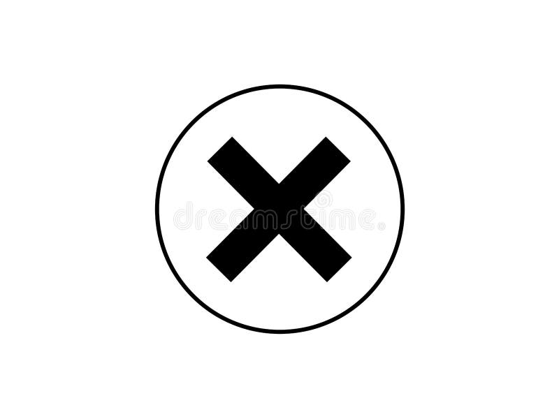 Delete Icon - No Sign, Close Symbol , Cancel, Wrong and Reject ...