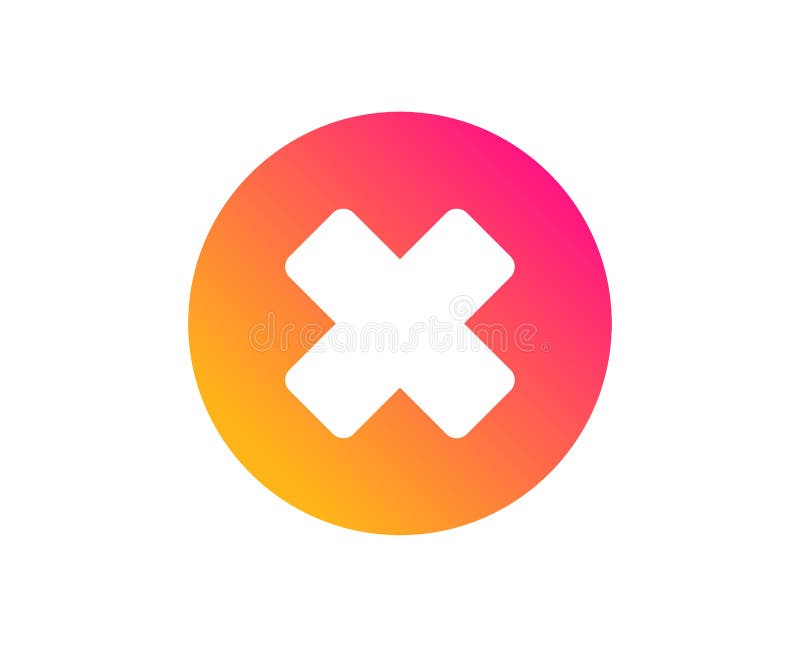 Delete Icon. Remove Sign. Vector Stock Vector - Illustration of refuse ...