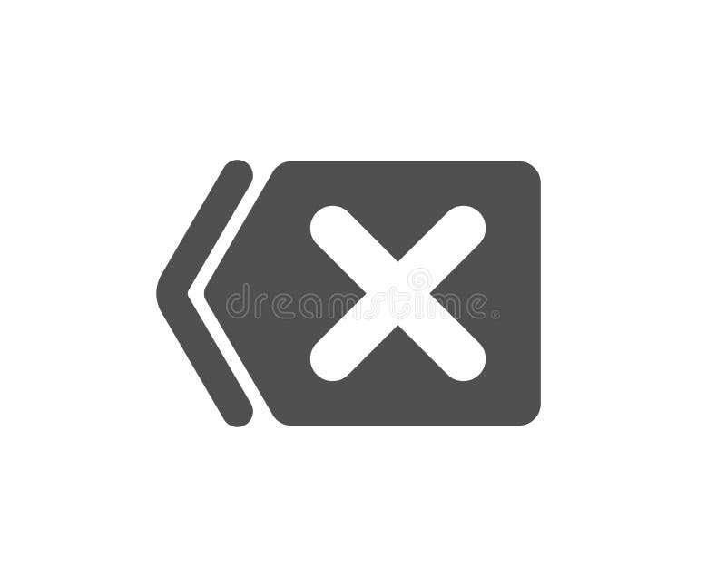 Delete Icon. Remove Sign. Vector Stock Vector - Illustration of ...