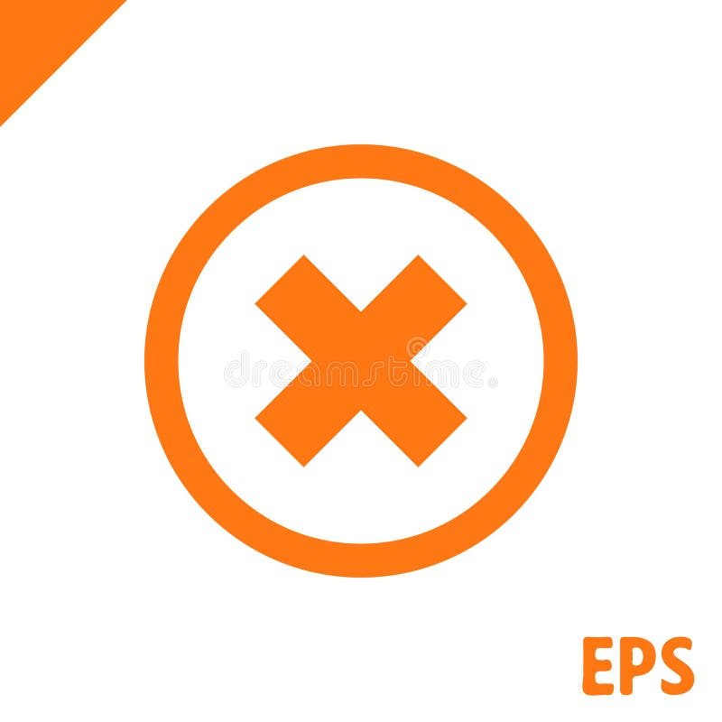 Delete Icon Stock Vector Illustration Flat Design Stock Vector ...