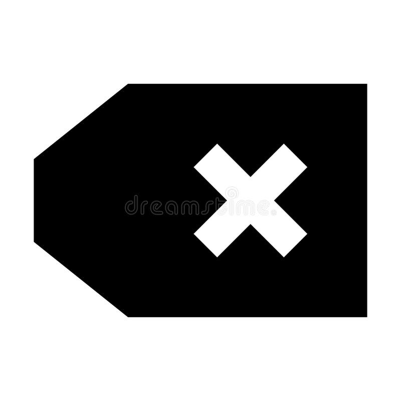 Delete Icon. Suitable for Website UI Design Stock Vector - Illustration ...