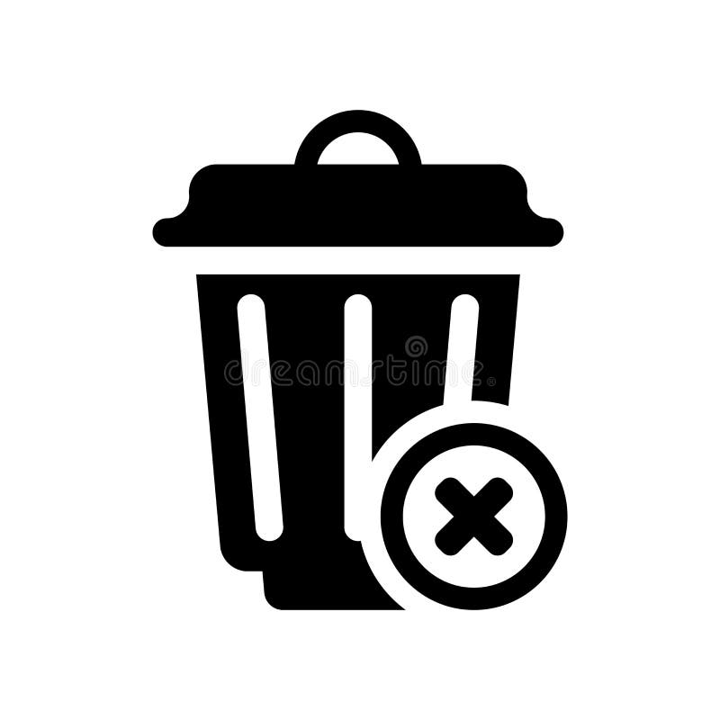 Delete Icon. Trendy Delete Logo Concept on White Background from Stock ...