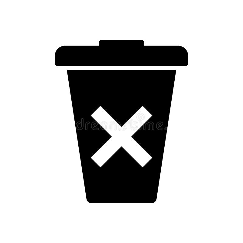 Delete icon vector stock vector. Illustration of technology - 278685419