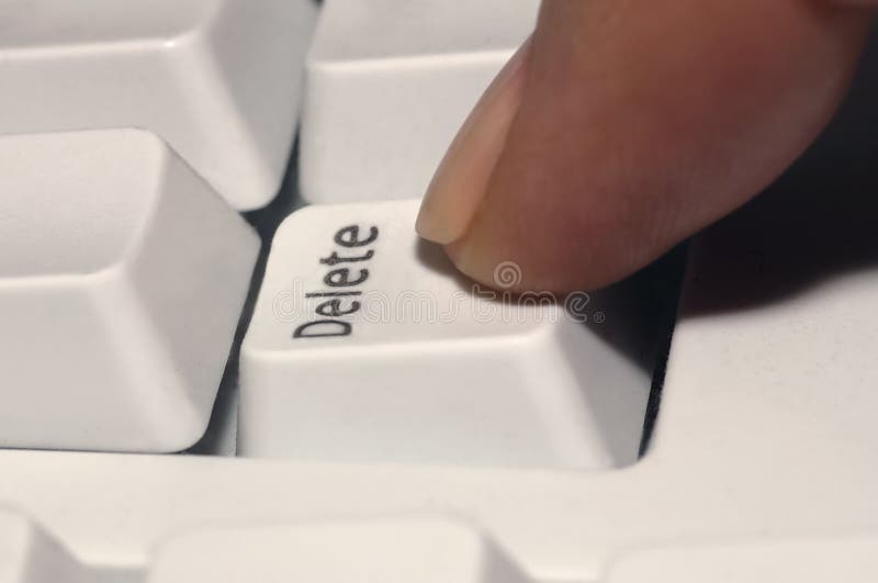 Delete Key stock photo. Image of white, typing, communication - 259176