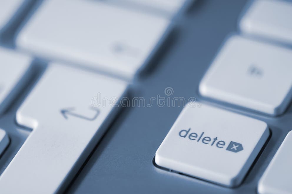 Delete key stock photo. Image of concept, keys, color - 8567984