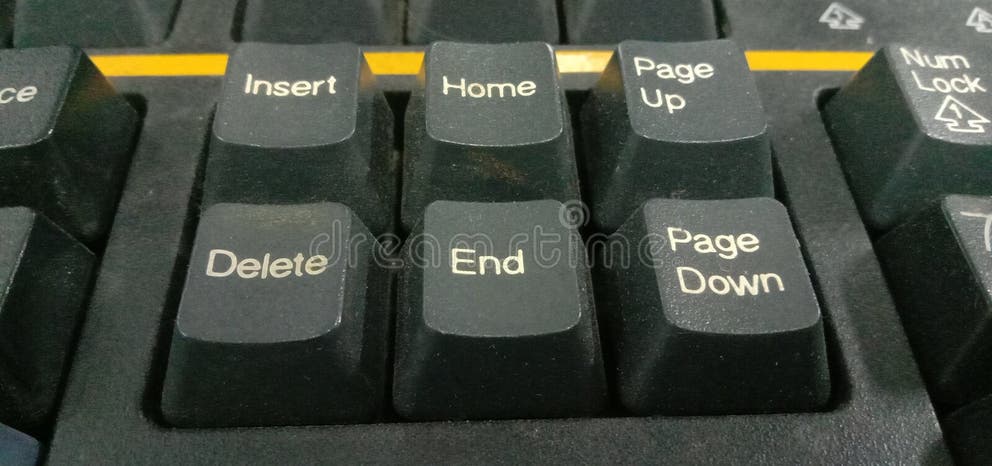 Delete, Page Up,page Down Button Stock Image - Image of gadget, button: 256083005