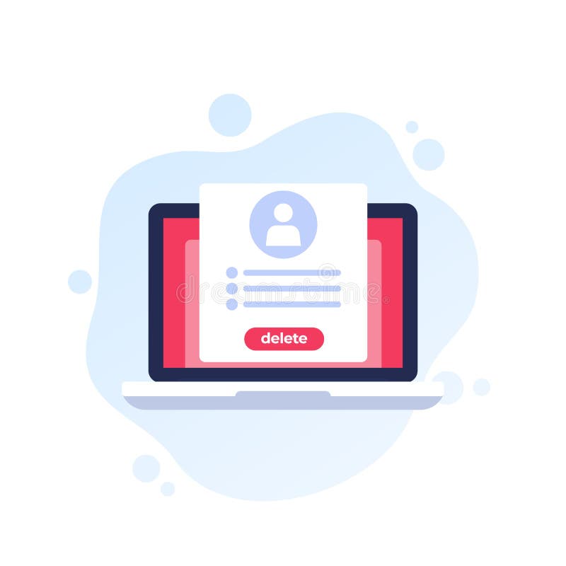 Delete Account Stock Illustrations – 2,048 Delete Account Stock ...