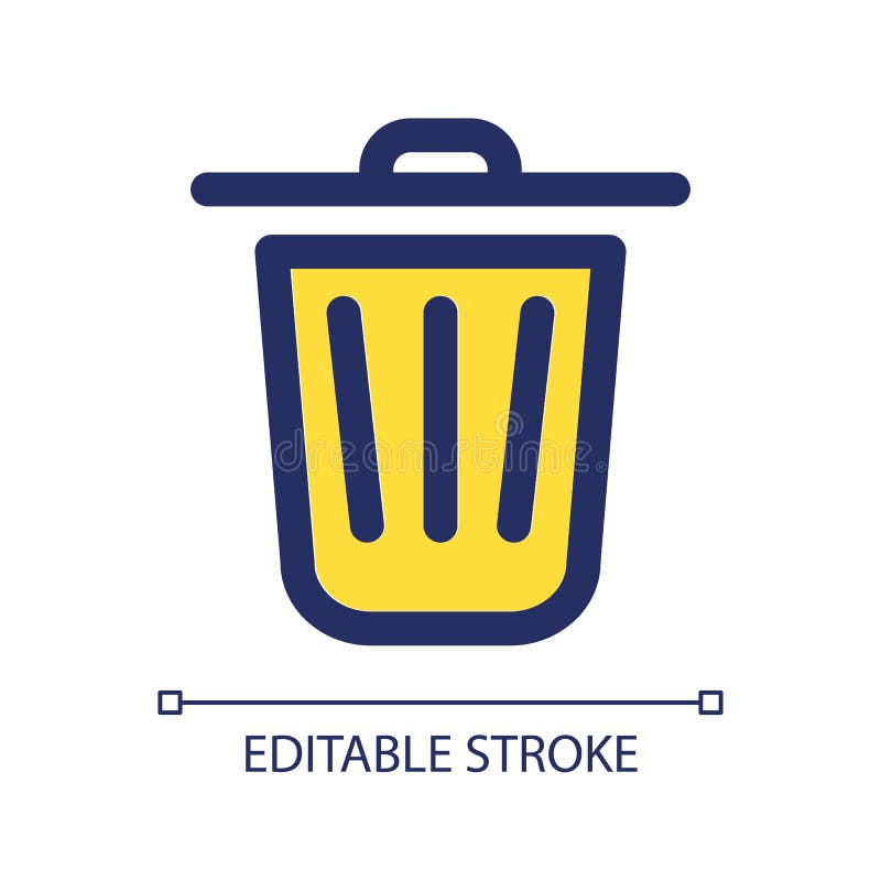 Delete RGB color ui icon stock vector. Illustration of player - 250325139