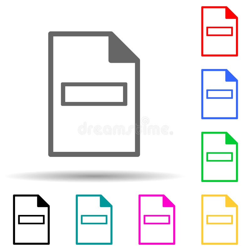 Delete a Sheet Icon. Element of Simple Icon for Websites, Web Design ...