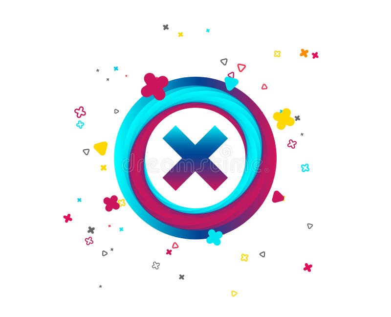 Delete Sign Icon. Remove Button Stock Vector - Illustration of ...