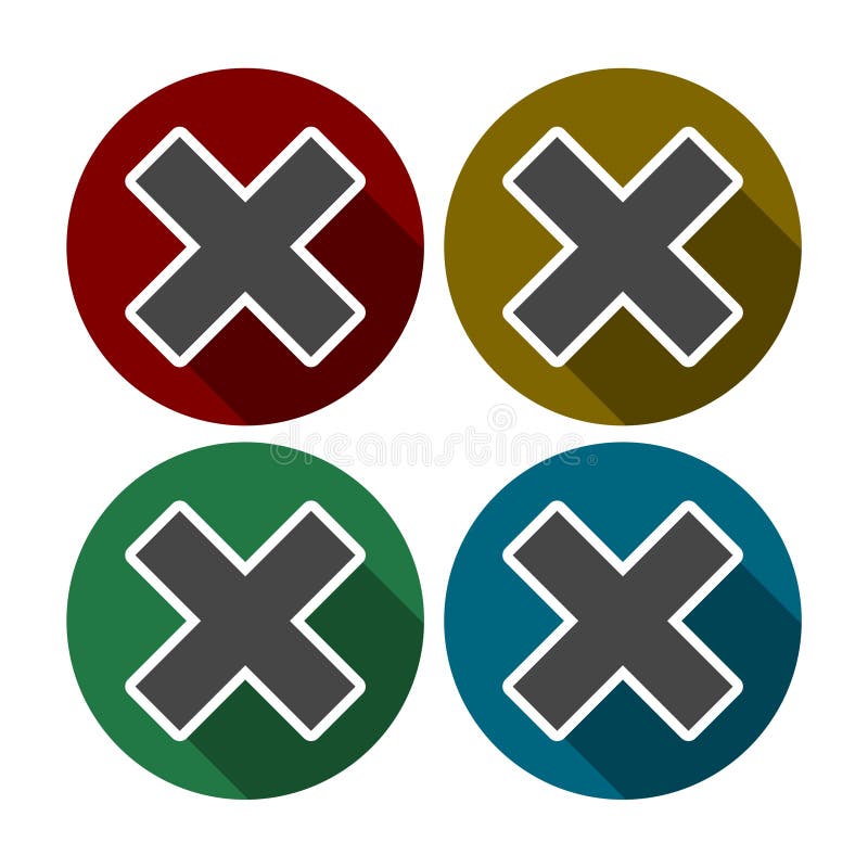 Delete Sign Icon. Remove Button Stock Vector - Illustration of deny ...