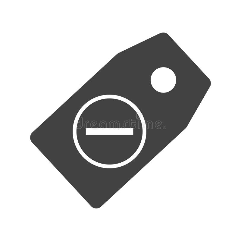 Delete Tag stock vector. Illustration of nodiscount, icon - 79913896