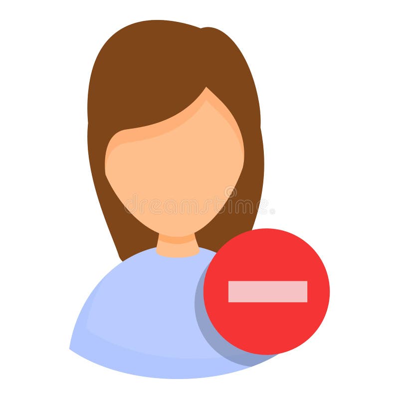 Delete User Icon, Cartoon Style Stock Vector - Illustration of internet ... Delete User Icon, Cartoon Style Stock Vector - Illustration of internet ...