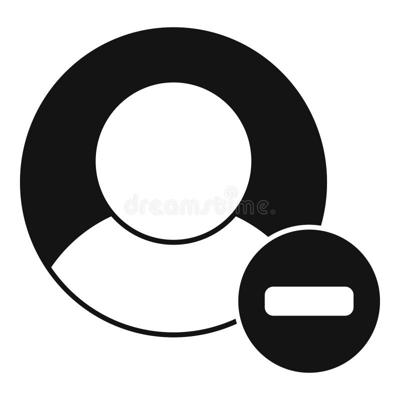 Delete User Icon Simple Vector. Sign Profile Stock Illustration ... Delete User Icon Simple Vector. Sign Profile Stock Illustration ...