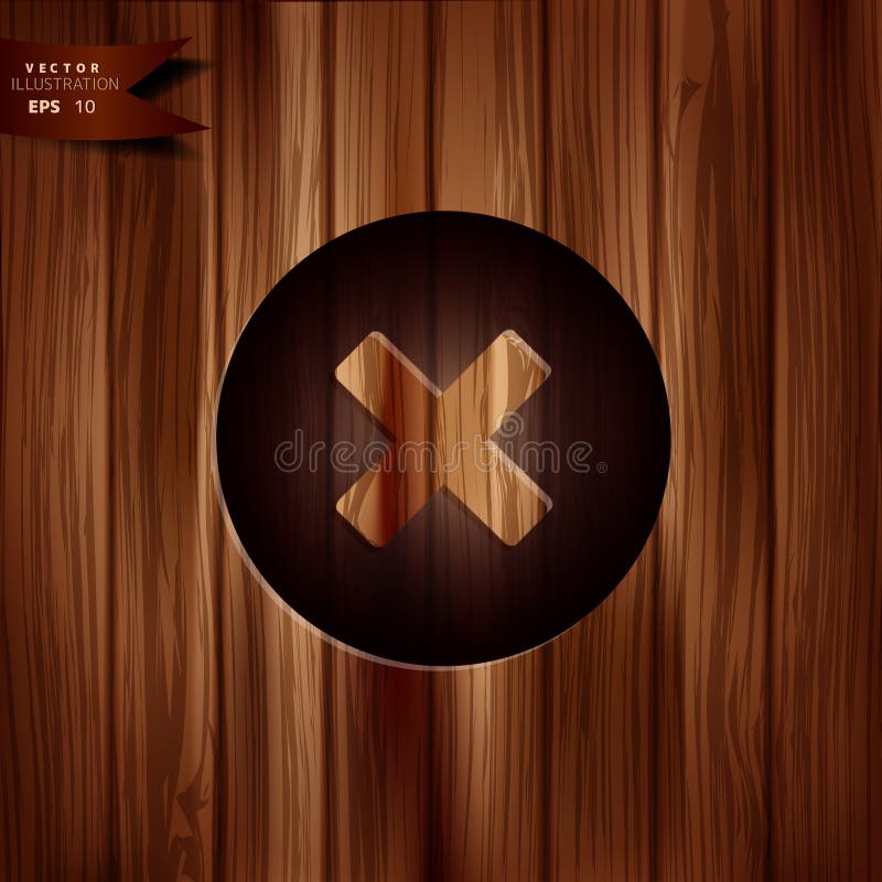 Delete Web Icon. Close Symbol. Stock Vector - Illustration of interface ...