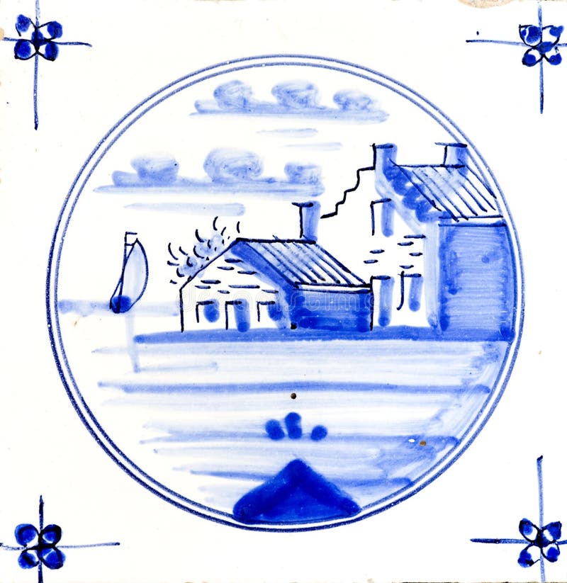 Delft Blue stock photo. Image of ceramic, dutch, hand - 21813088