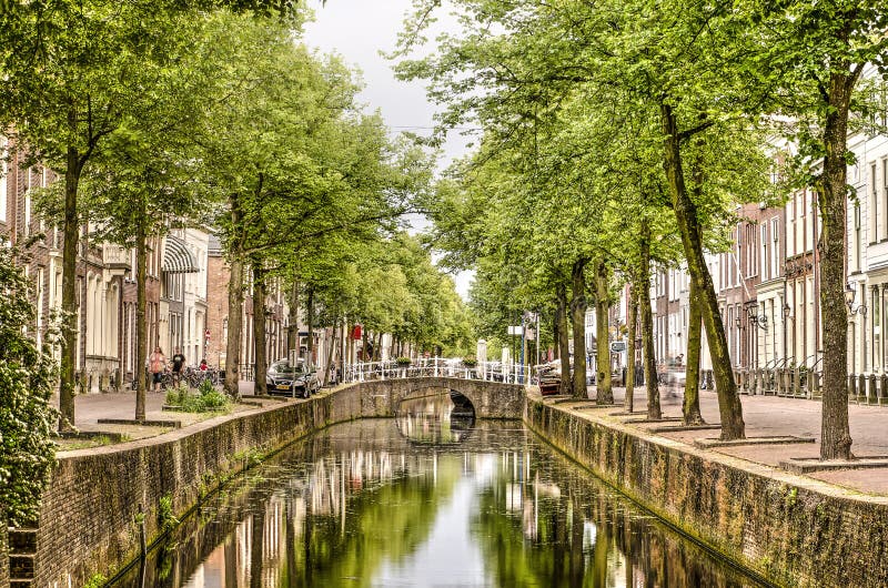 Delft Canal Cruise editorial image. Image of sightseeeing - 33602240