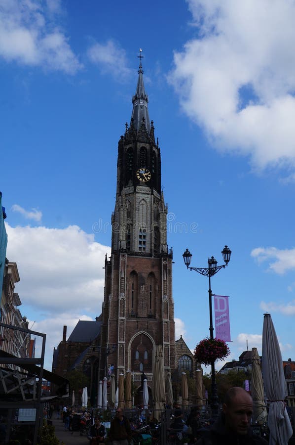 People Attends the Central Square of Delft Editorial Stock Image ...